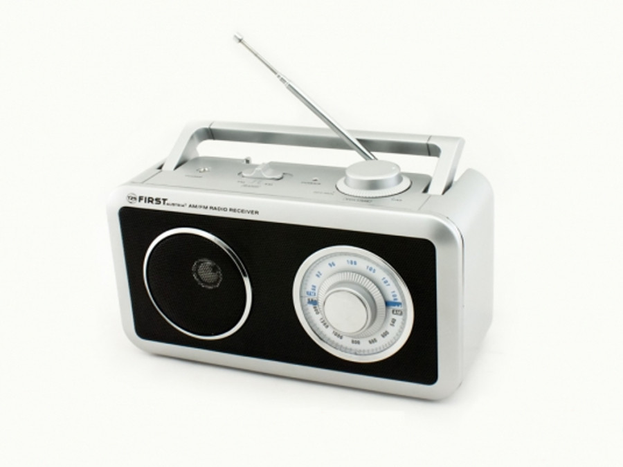 Radio Retro FA1905 First Austria srebrne | centrumelektroniki.pl