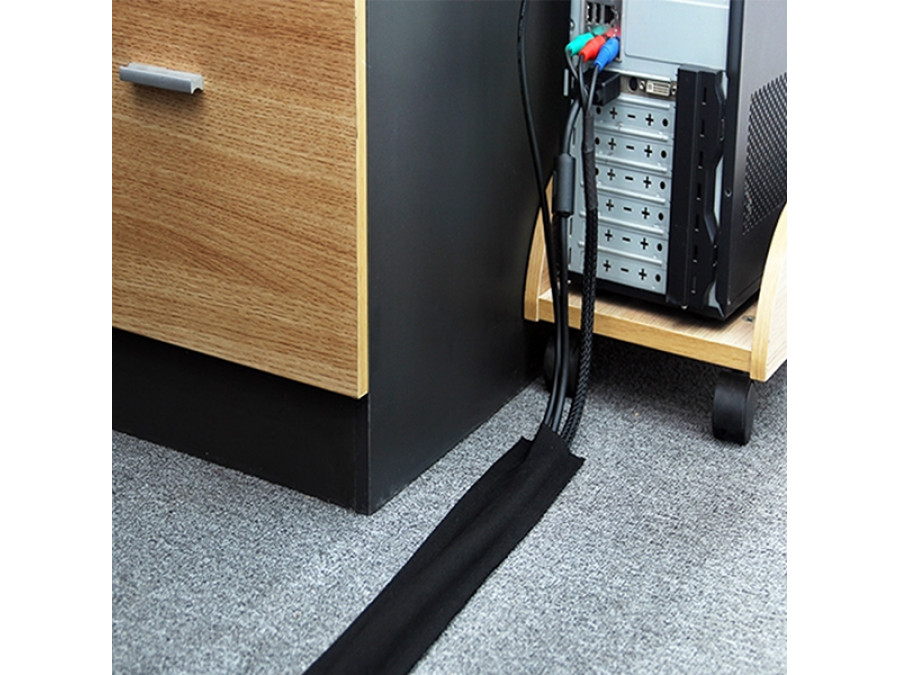 Listwa maskująca na kable podłogowa rzep Maclean MC-630 2m ...