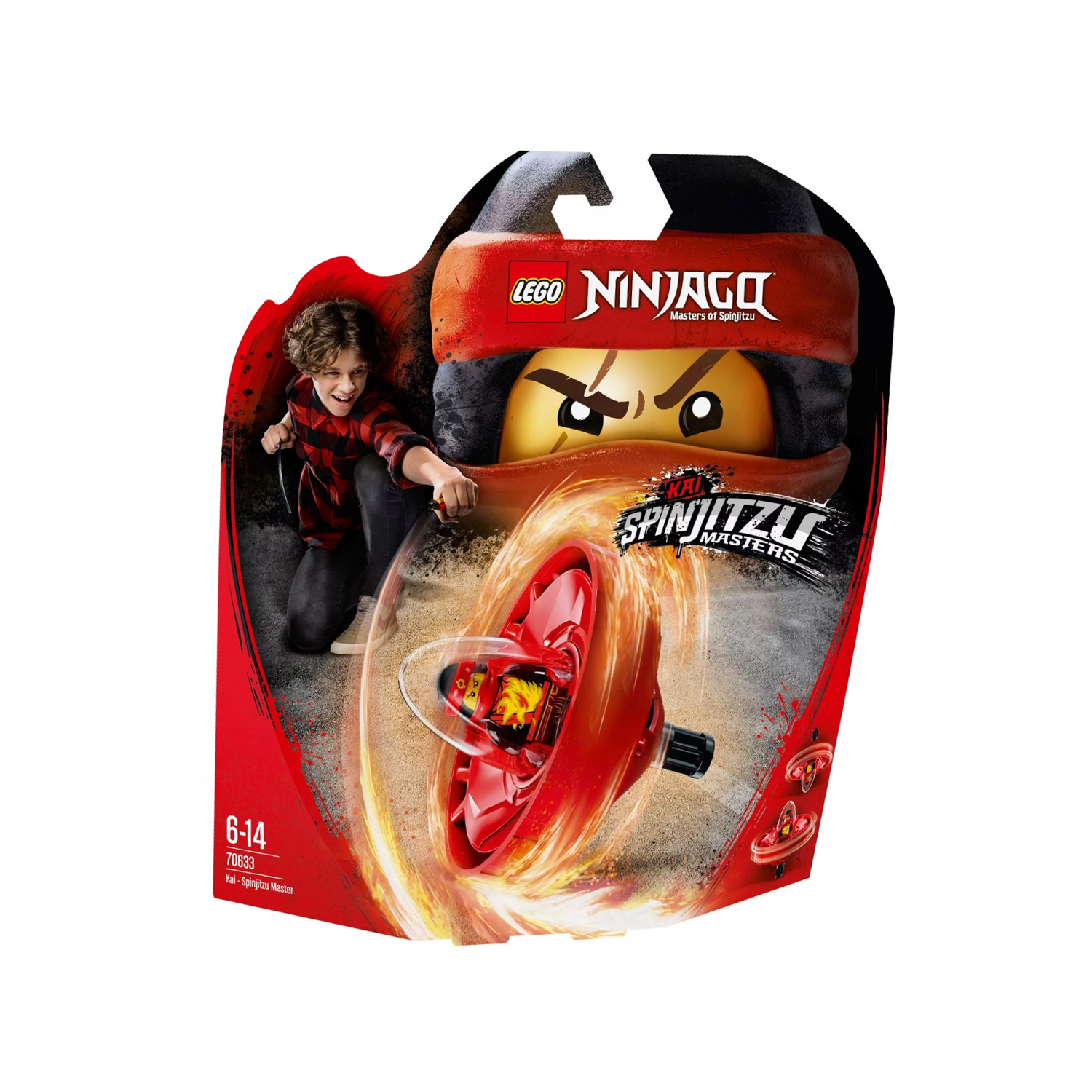 Klocki LEGO Ninjago Kai Mistrz Spinjitzu 70633 | centrumelektroniki.pl