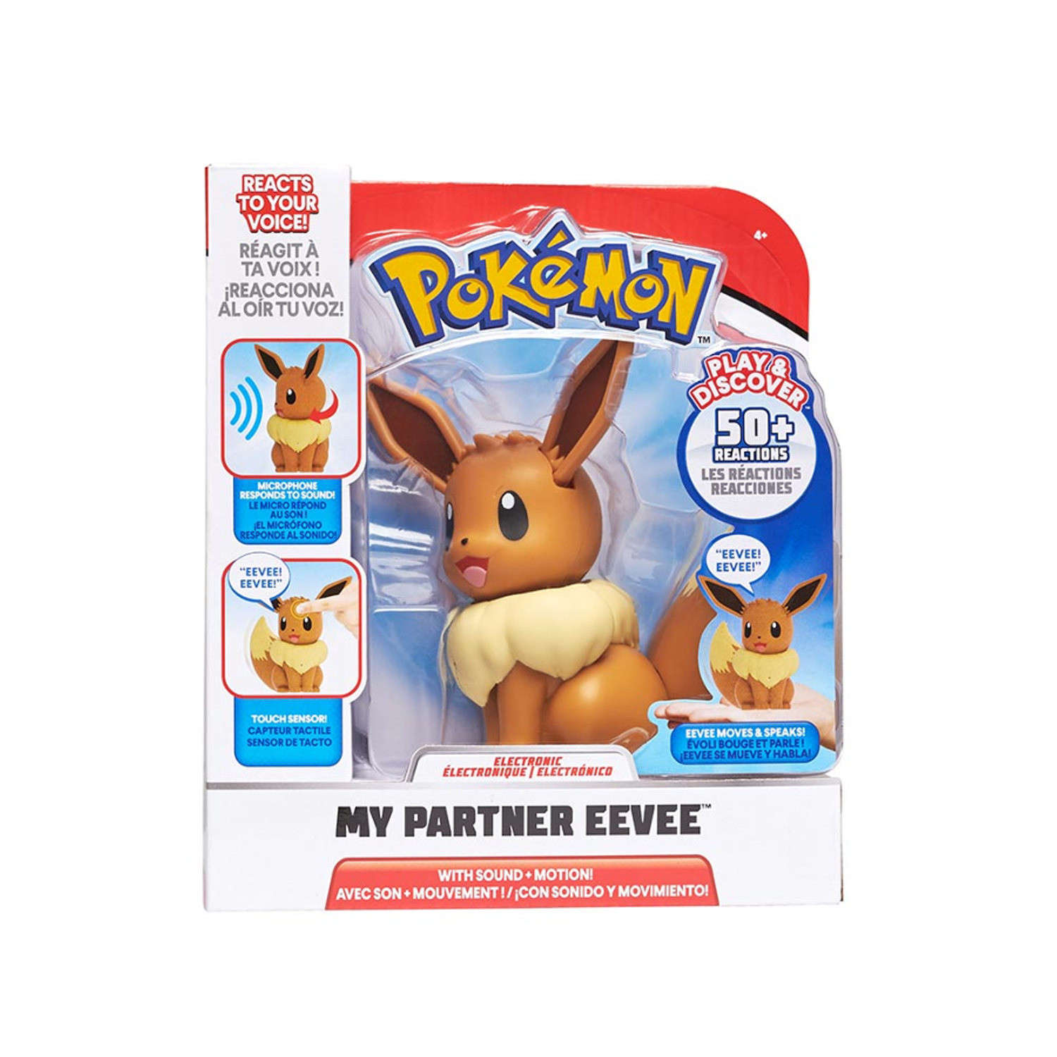 Figurka interaktywna Pokemon Mój partner Eevee | centrumelektroniki.pl