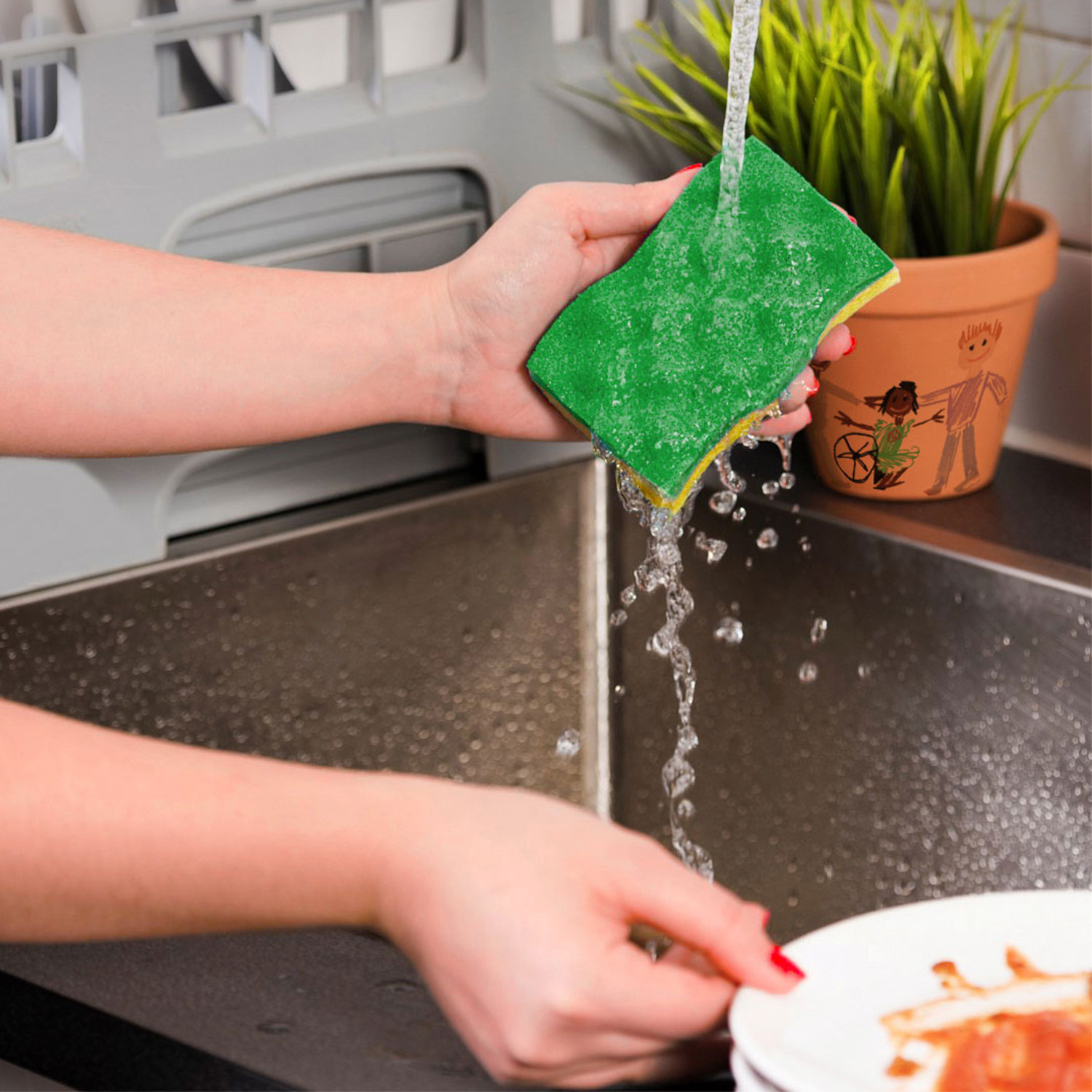 Zmywak Vileda Pur Active Colors 4 szt. | centrumelektroniki.pl