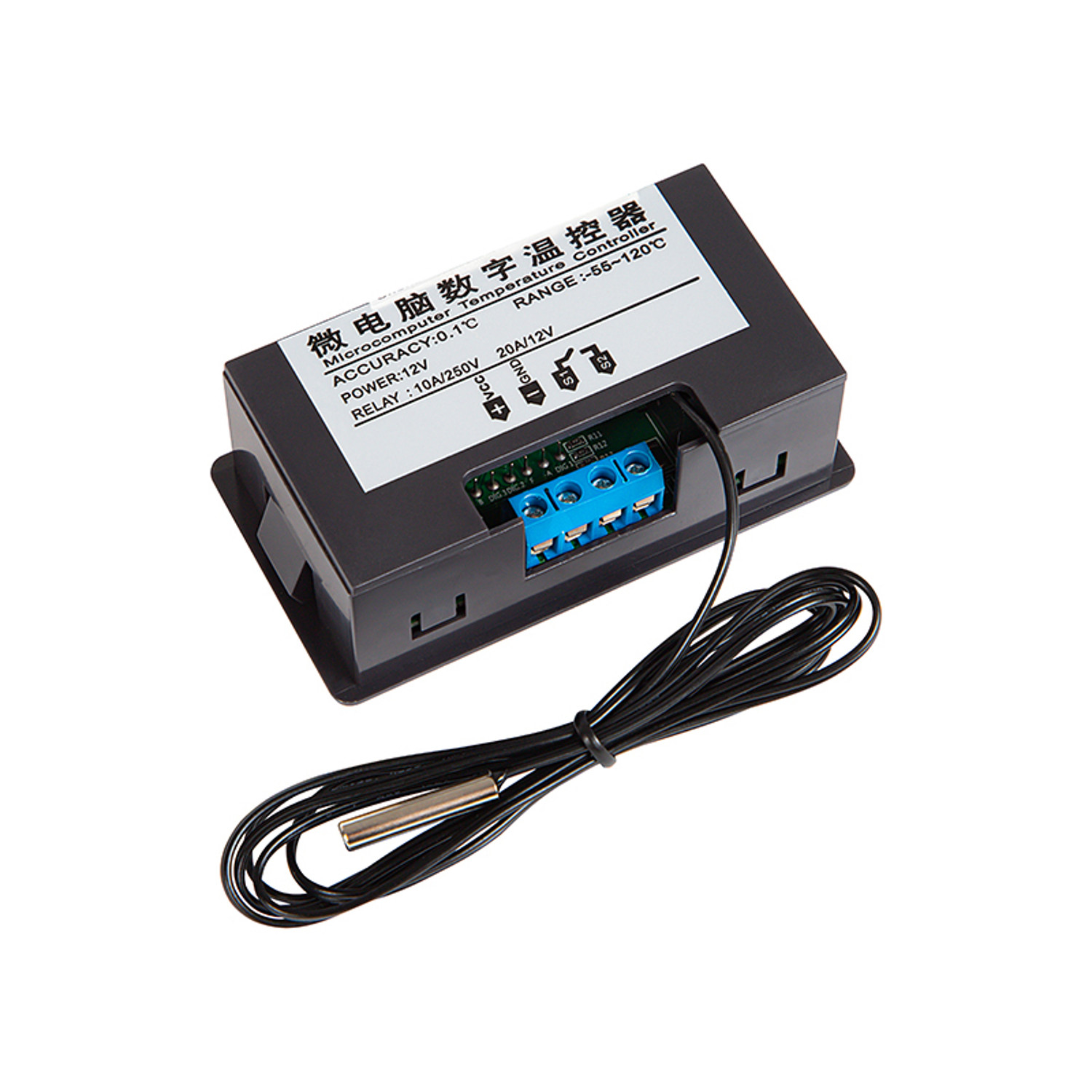 Regulator temperatury LED od -50 do 100C zasilanie 12V ...